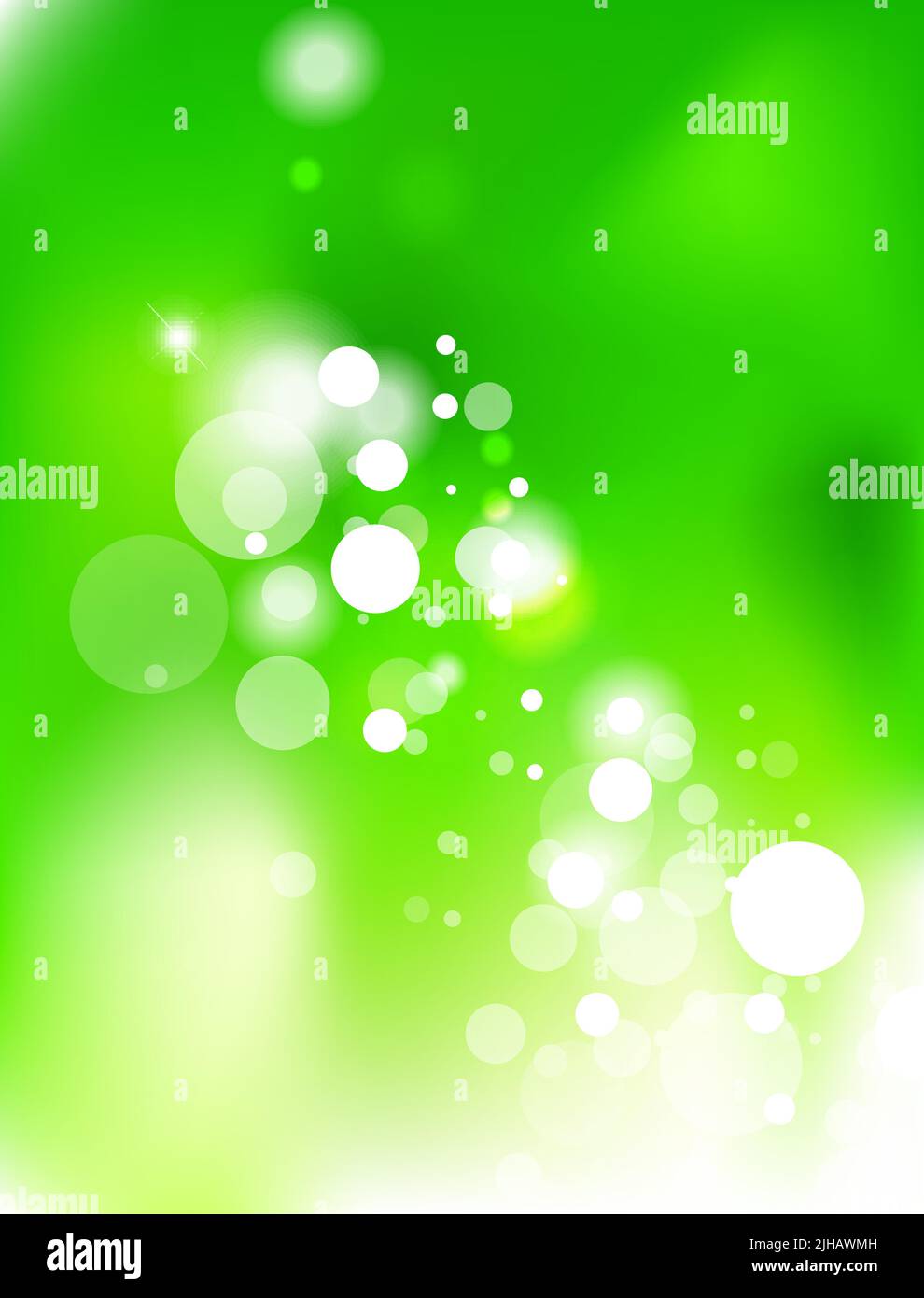 Green abstract background with lights Stock Vector Image & Art - Alamy