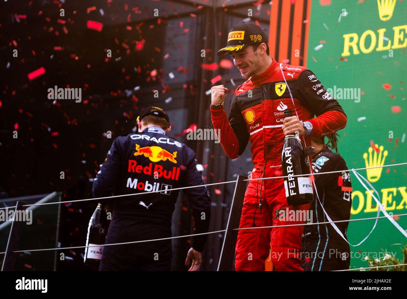 The podium charles leclerc hi-res stock photography and images - Alamy
