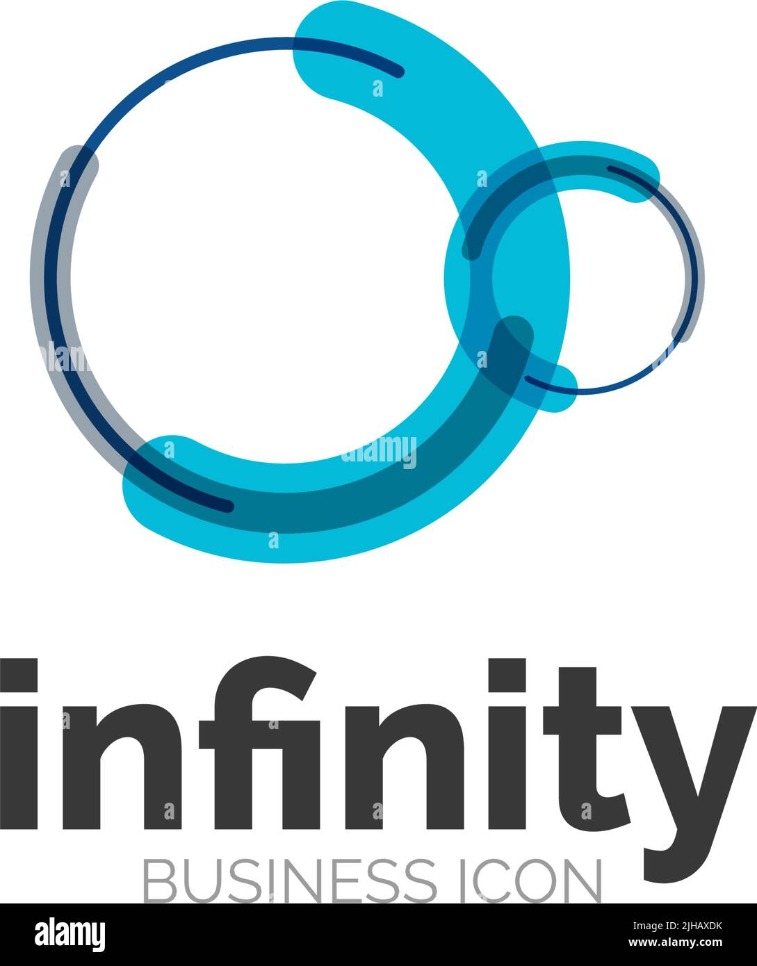 Loop, infinity business icon, logo abstract design Stock Vector Image ...