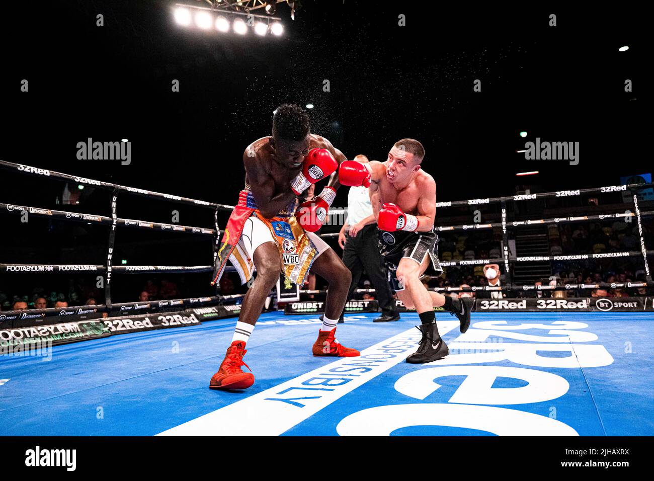 LONDON, UNITED KINGDOM. 16th Jul, 2022. Nick Ball vs Nathanael Kakololo ...