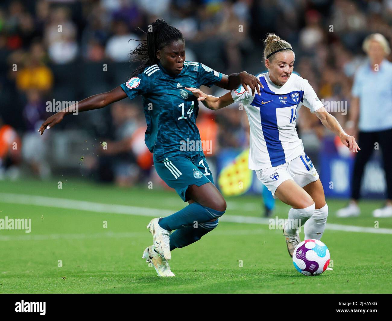 firo : 07/16/2022 Football, Soccer, UEFA WOMENÂ'S EURO 2022, Women EM ...