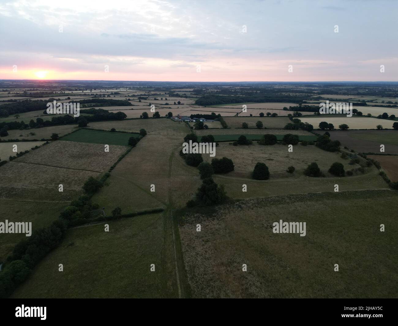 18th century landscaped Rainsborough camp Iron Age HillFort ...