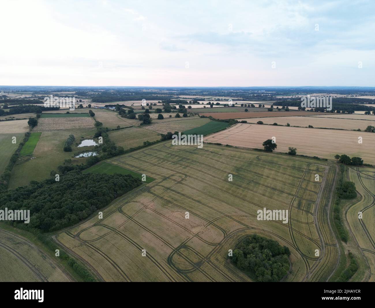 18th century landscaped Rainsborough camp Iron Age HillFort ...