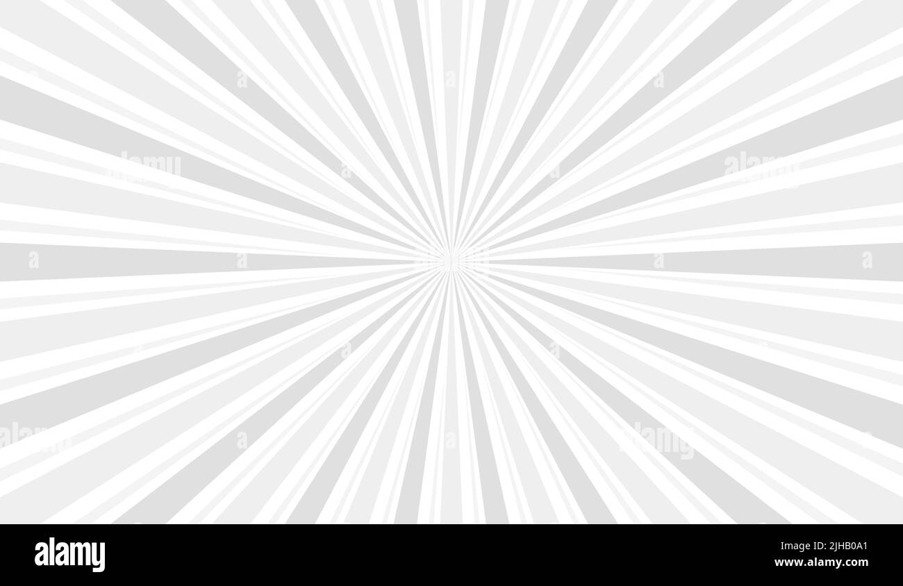abstract white gray sun rays, retro styled sun burst pattern texture ...