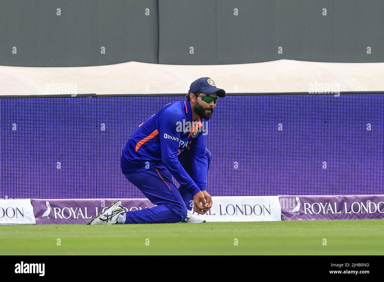 Ravindra Jadeja of India fields the ball Stock Photo - Alamy