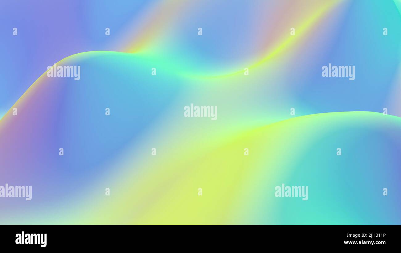 Blue with wave futuristic stream structure intro 3d render Stock Photo ...