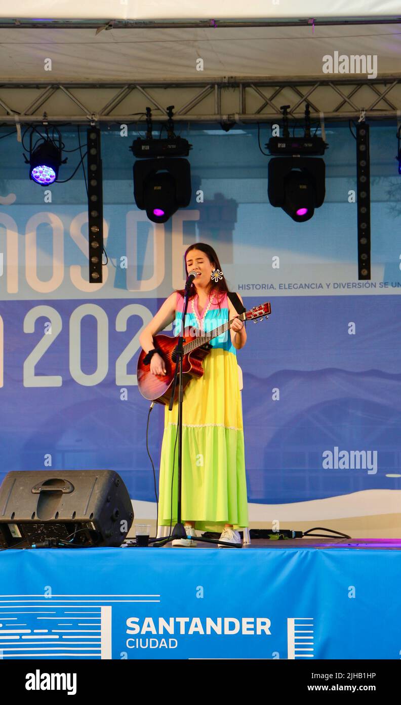 Free concert during the Bano de Olas parties featuring 22 year old ...