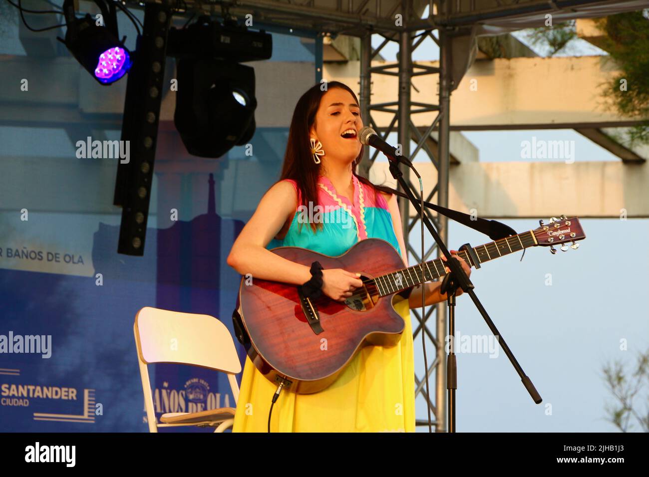Free concert during the Bano de Olas parties featuring 22 year old ...