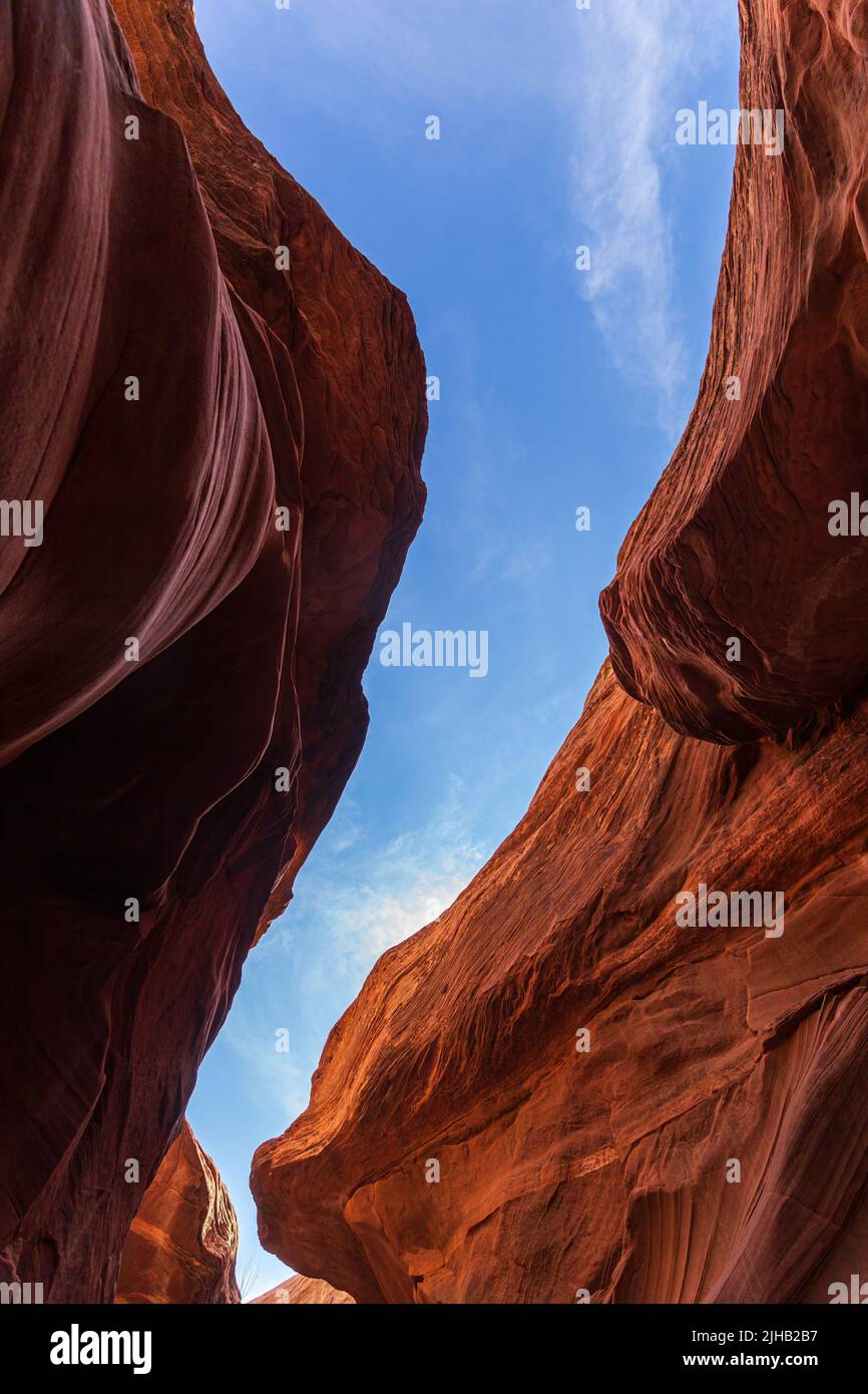 Waterhole Canyon on the Navajo Reservation in Arizona Stock Photo - Alamy