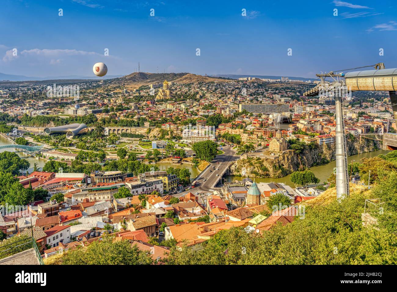 Tbilisi Landmarks, HDR Image Stock Photo - Alamy