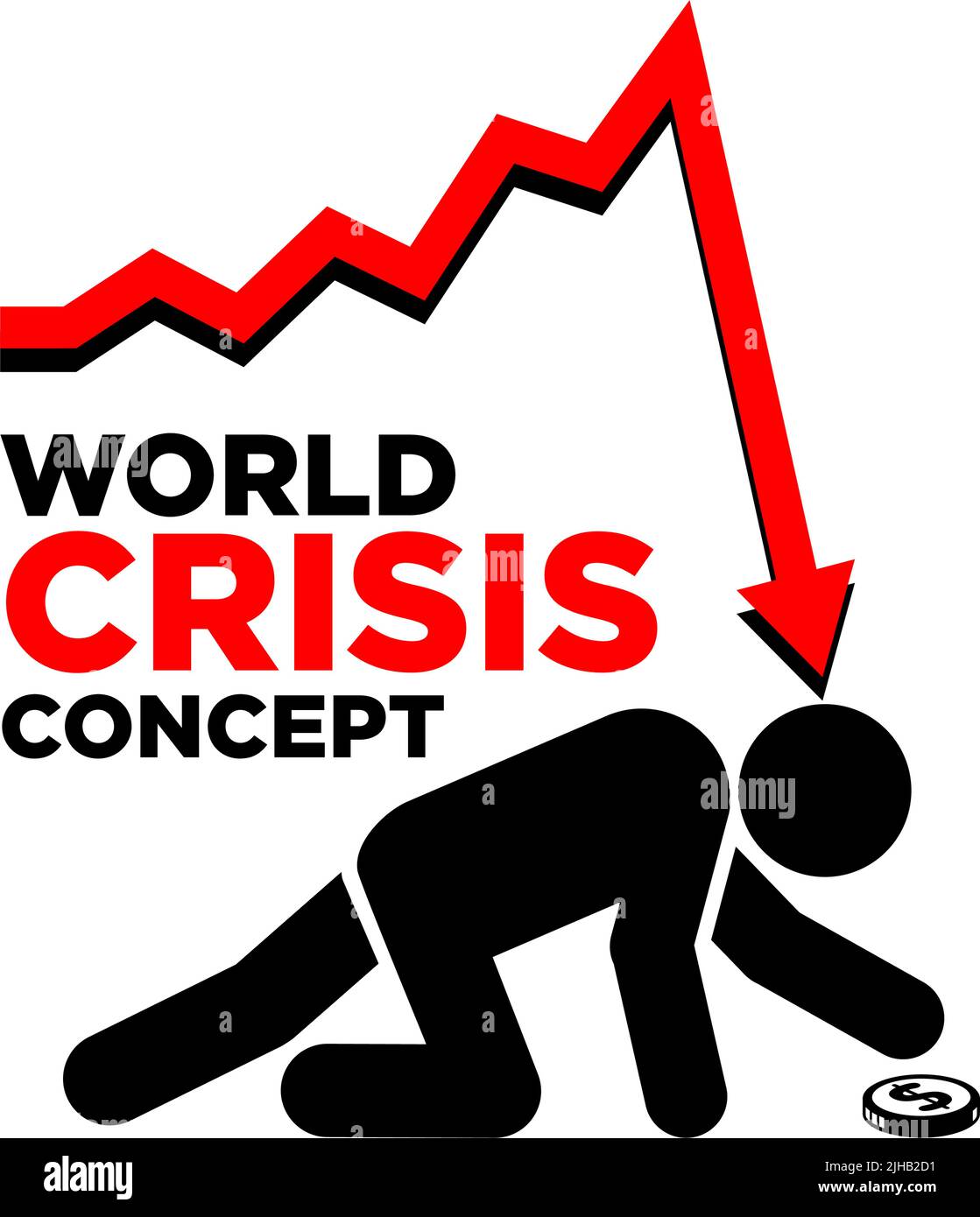 Stock market crash vector vectors hi-res stock photography and images ...