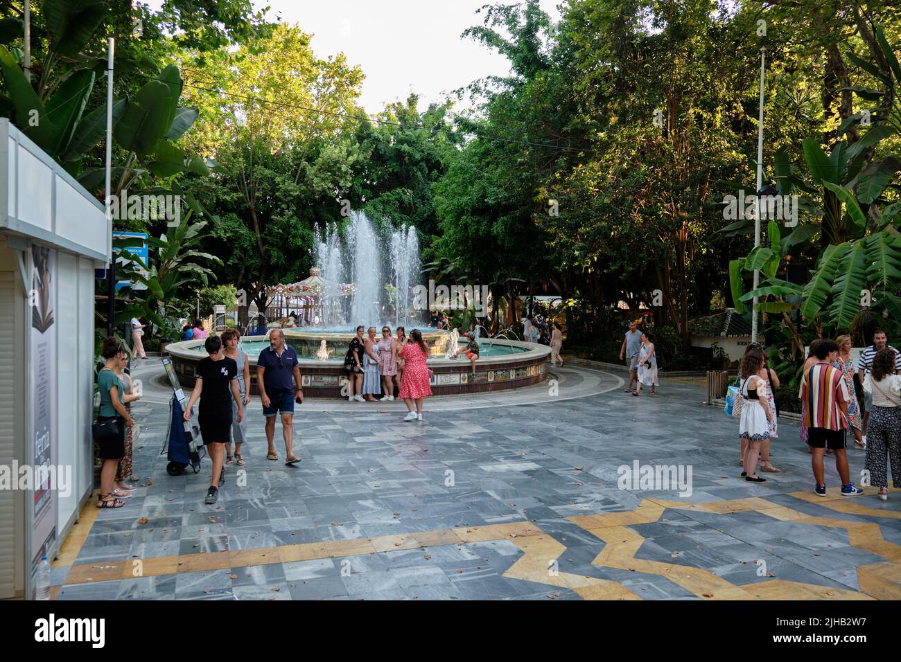 Fountain Virgen del Rocío. At Paseo de La Alameda - The Alameda Walk ...