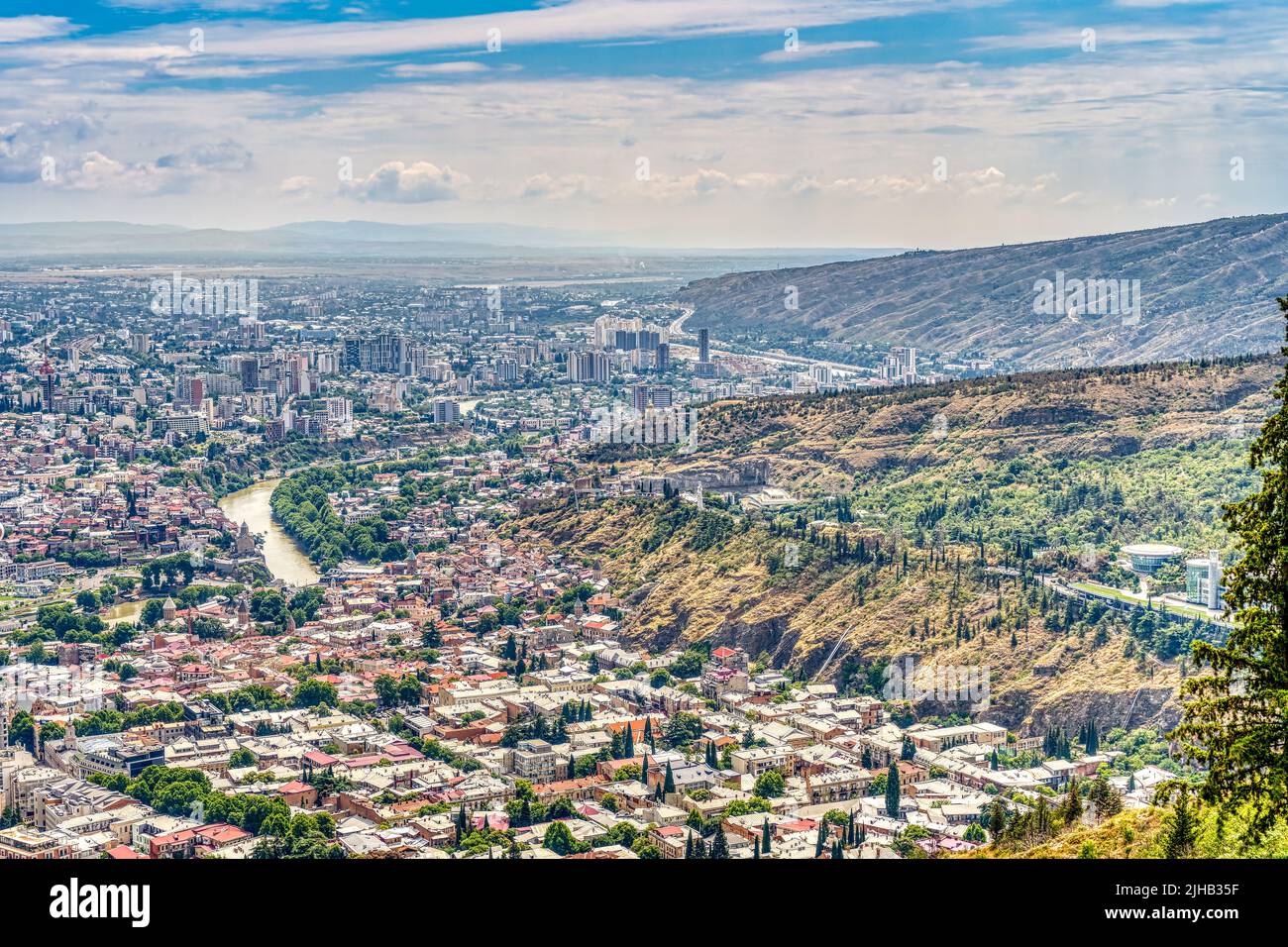 Tbilisi Landmarks, HDR Image Stock Photo - Alamy