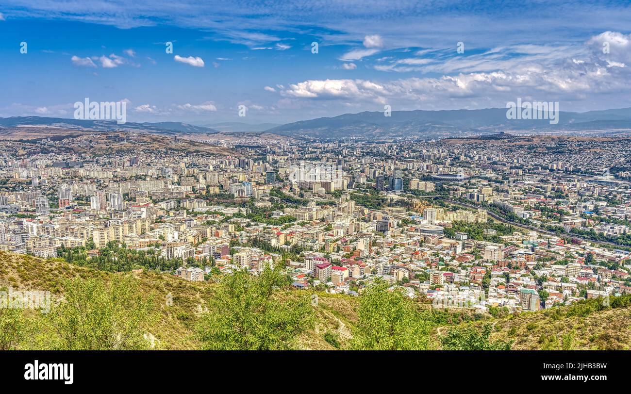 Tbilisi Landmarks, HDR Image Stock Photo - Alamy