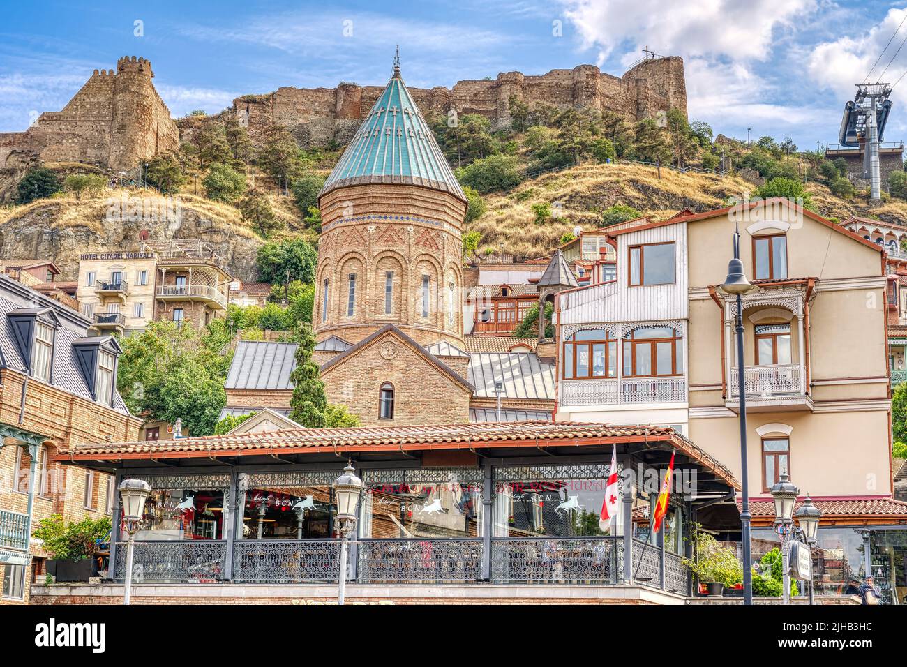 Tbilisi Landmarks, HDR Image Stock Photo - Alamy