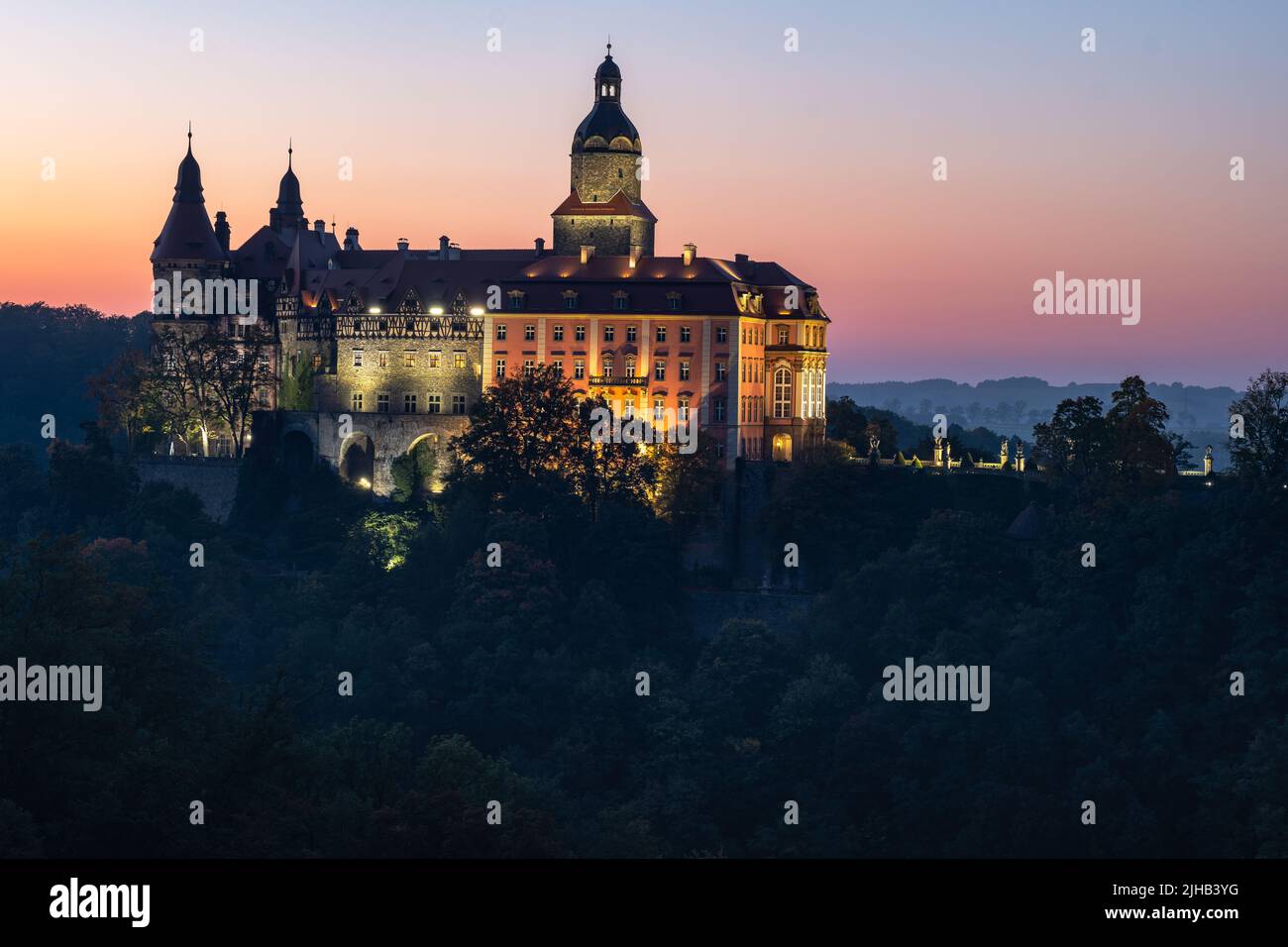 Zamek Książ, Książ castle Stock Photo - Alamy