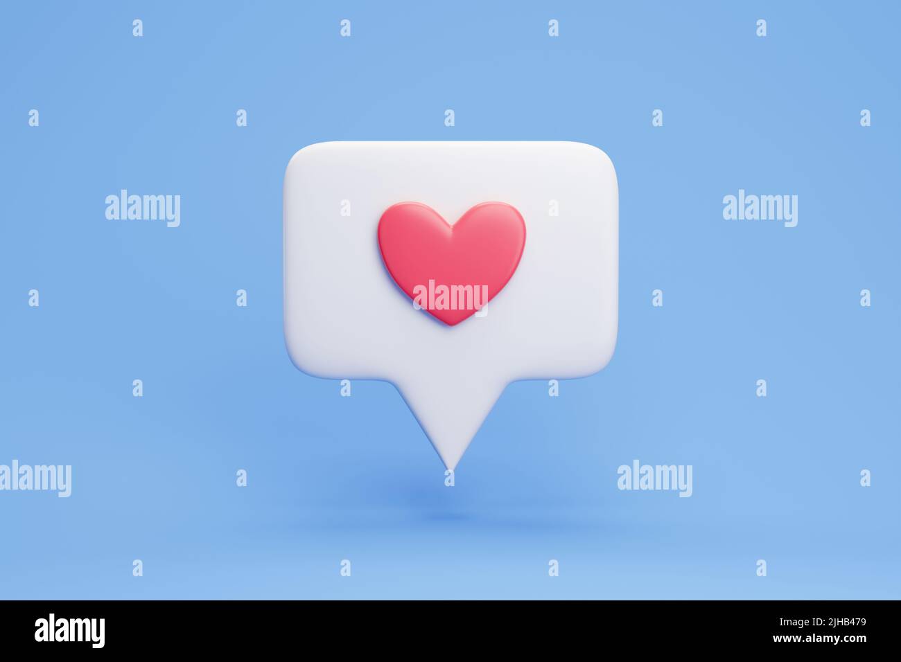 Like heart icon on a pink background. Like symbol for social media ...