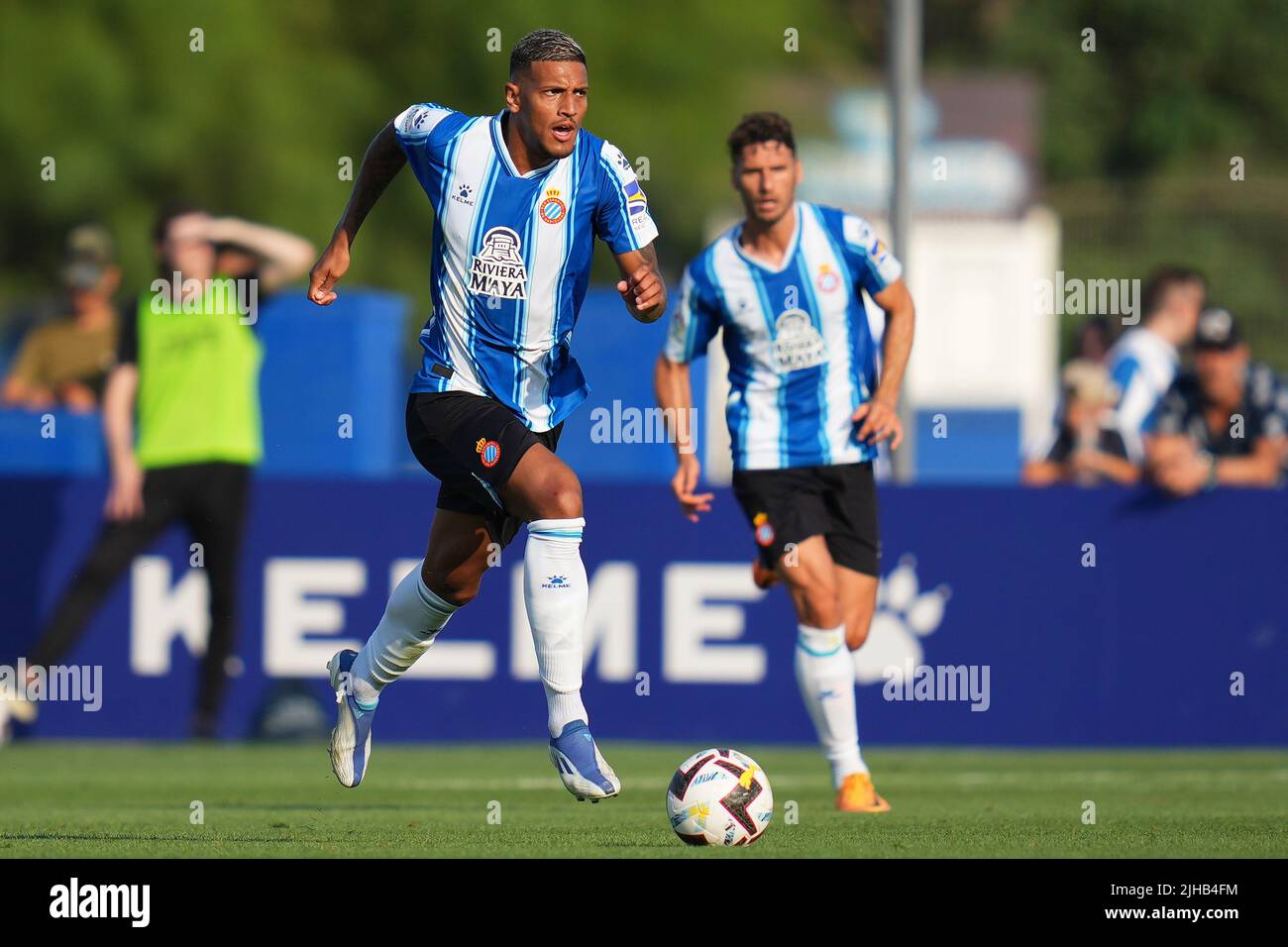 Vini Souza of RCD Espanyol during the friendly match between RCD ...