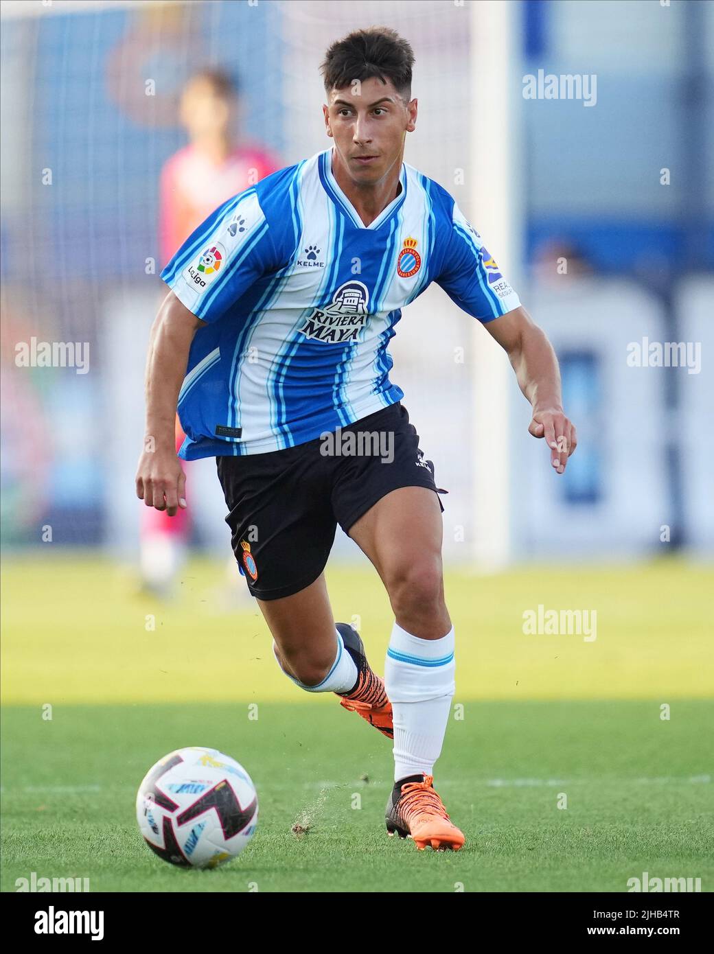 Daniel Villahermosa of RCD Espanyol during the friendly match between RCD Espanyol and ...
