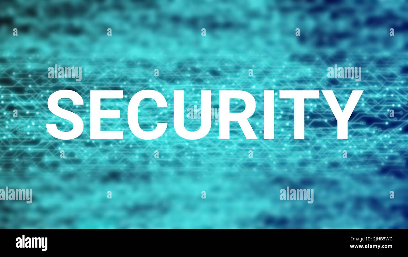 new advanced security in device illustration image on digital ...