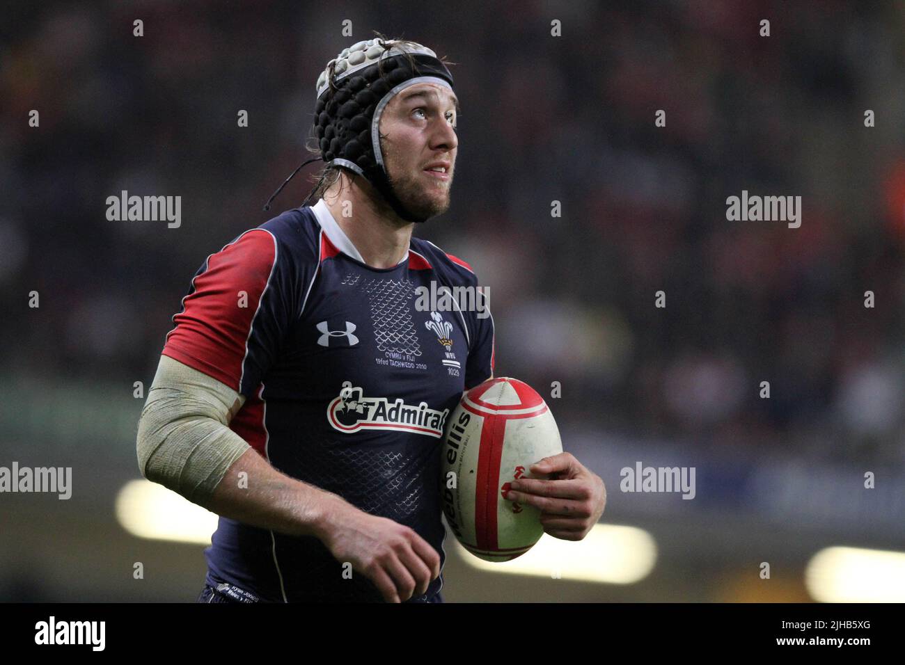 Ryan Jones, the Wales capt looks on. Invesco Perpetual series, Wales v ...
