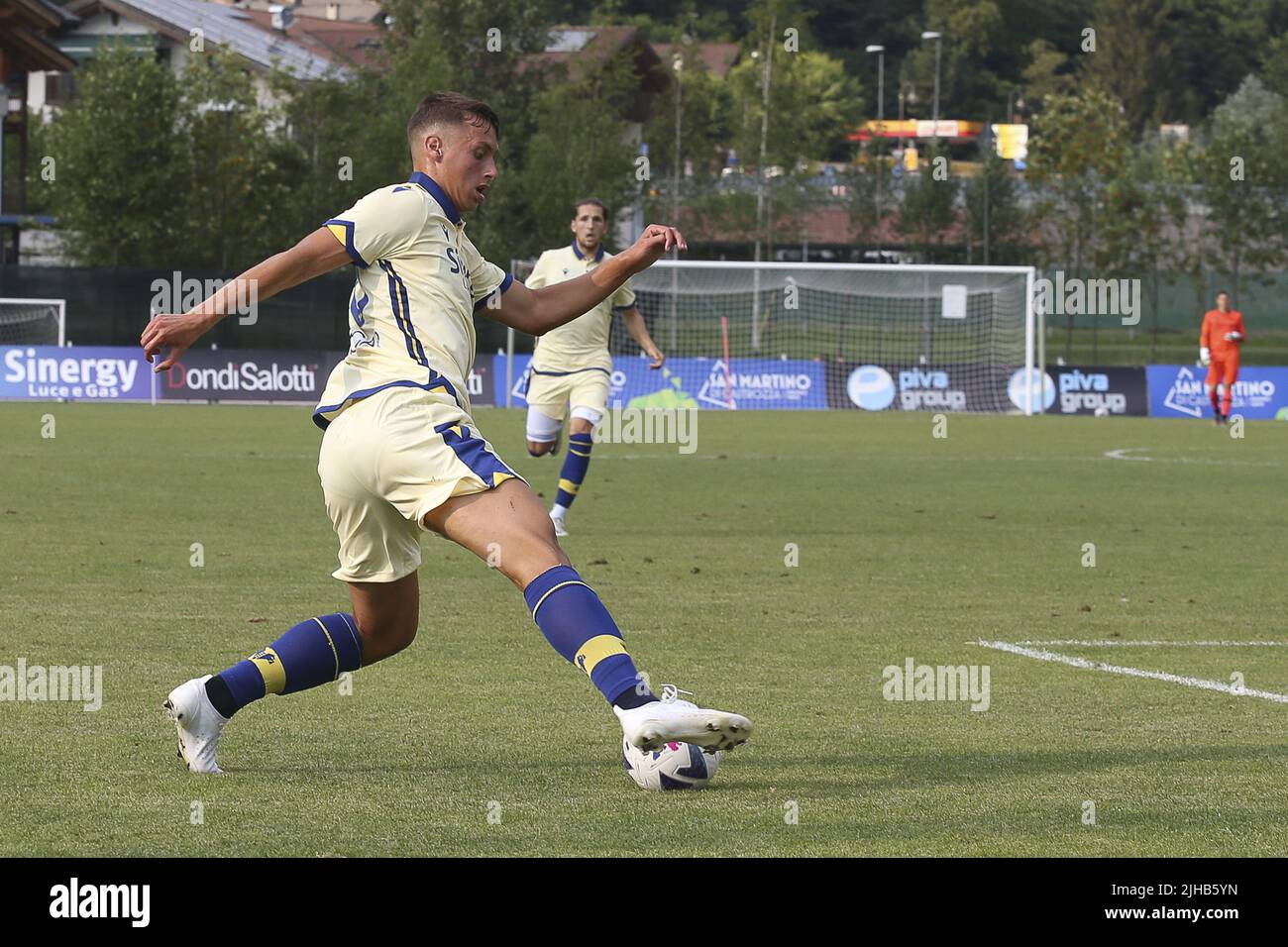 Filippo Terracciano of Hellas Verona FC play the ball during Hellas ...