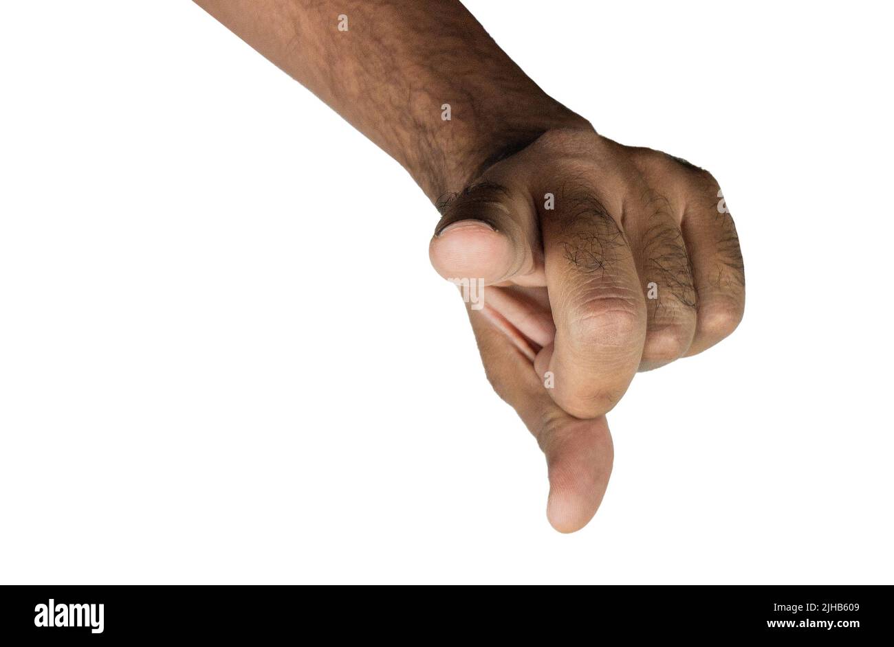 Black Male Hands Isolated on White background Stock Photo - Alamy