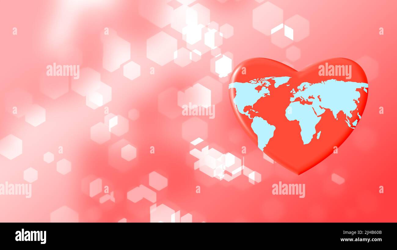 Red color balloon heart beat hi-res stock photography and images - Alamy
