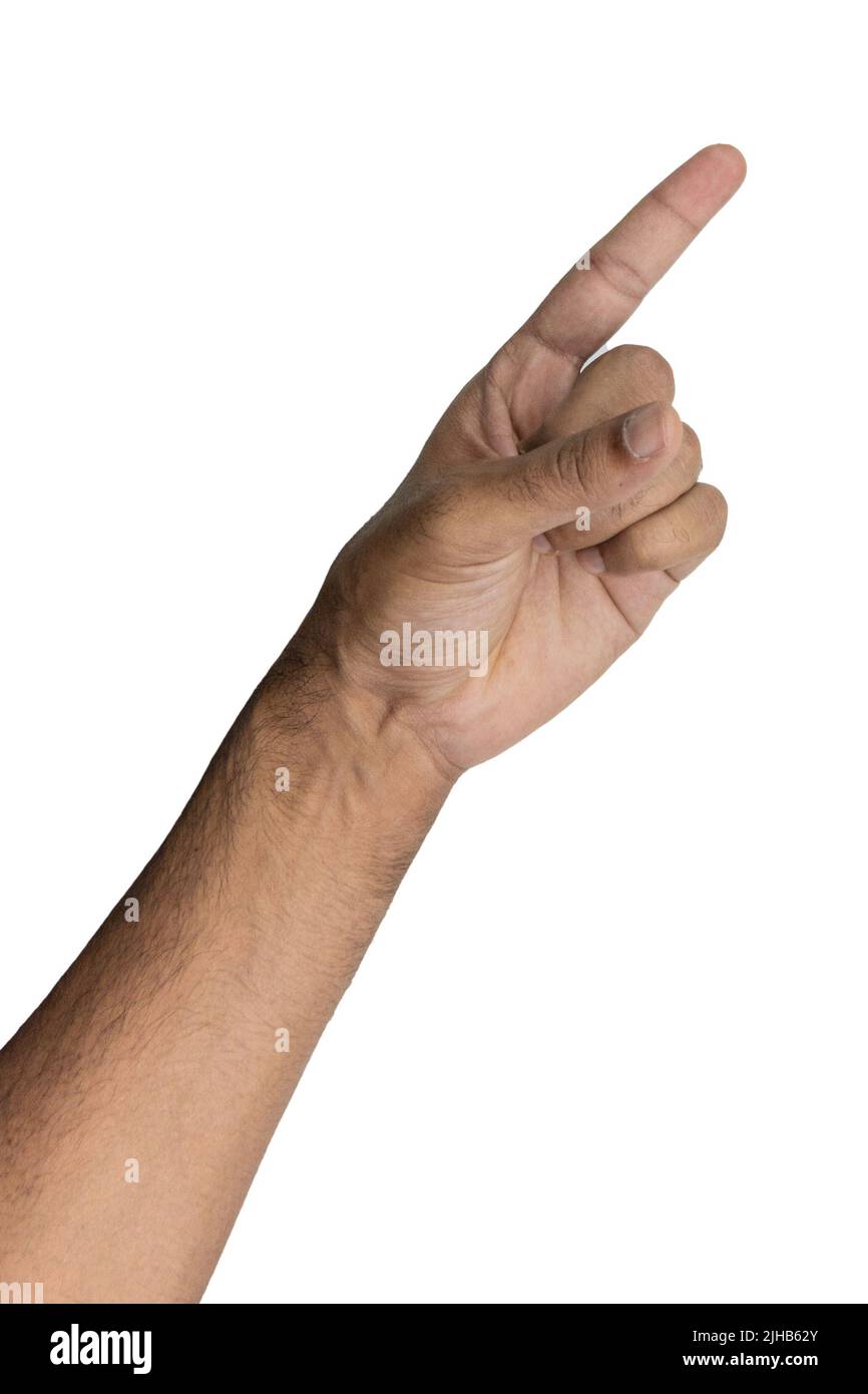 Black Male Hands Isolated on White background Stock Photo - Alamy