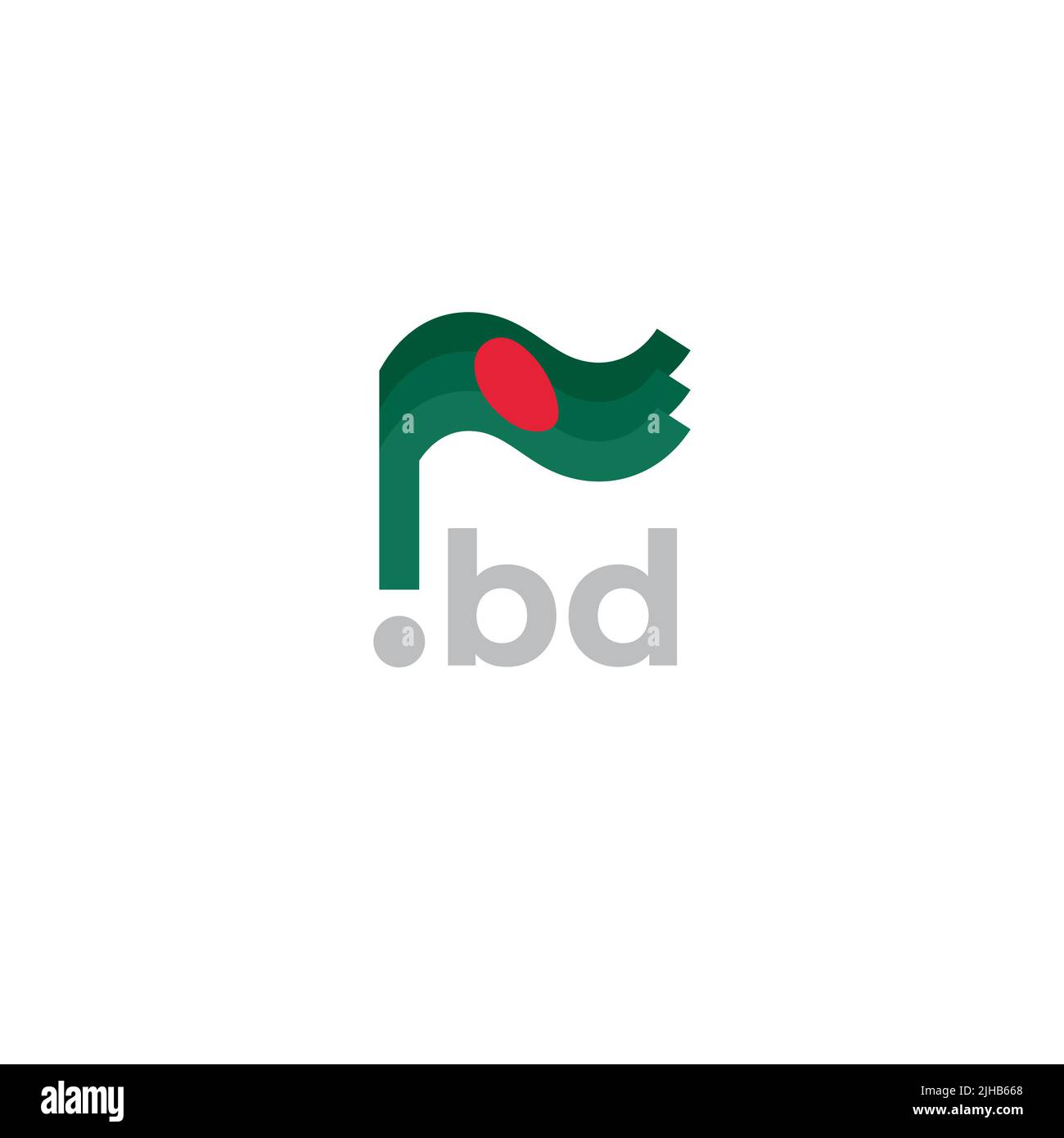 Bangladesh flag icon. Original simple design of the bangladeshi flag ...