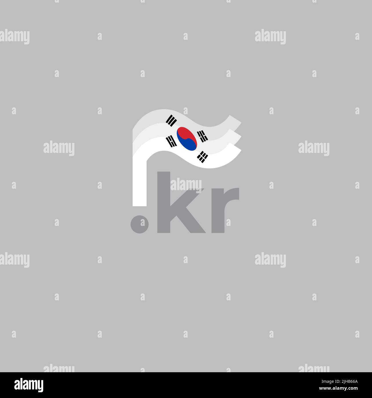 South Korea flag icon. Original simple design of the south korean flag ...