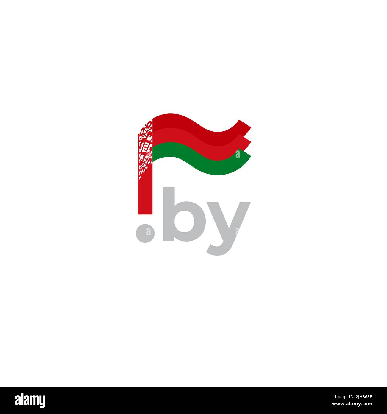 Wavy belarusian flag Stock Vector Images - Alamy