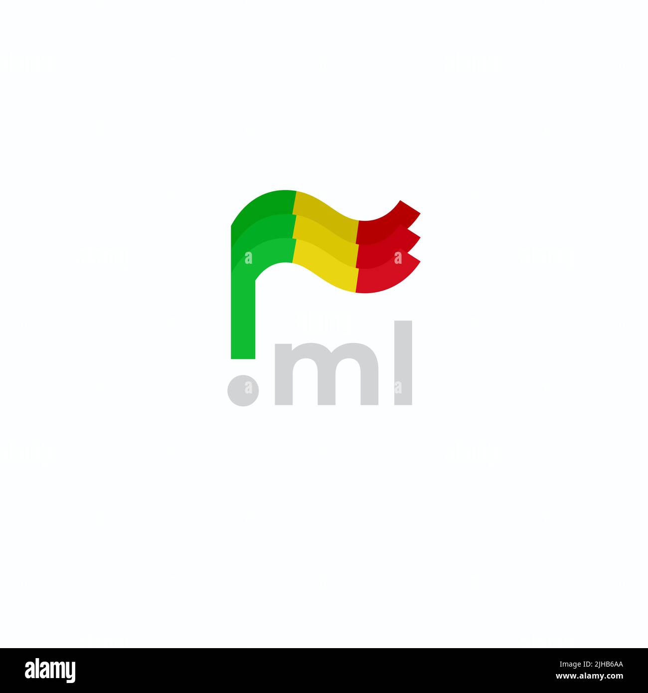 Mali flag icon. Original simple design of the malian flag, map marker ...