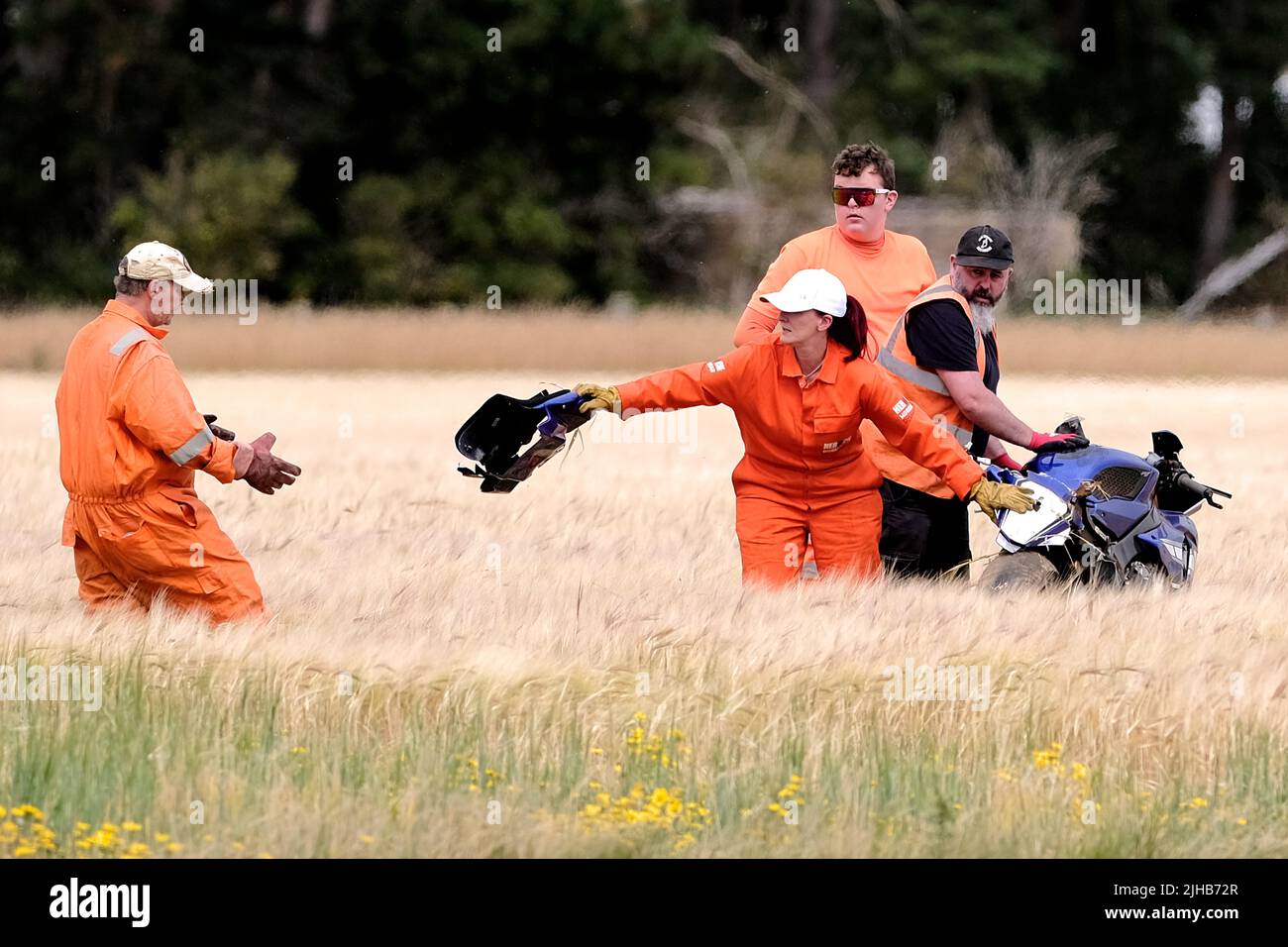 East Fortune, UK. Sunday Race 9: (69) Jordan Fleming of Lochgelly ...