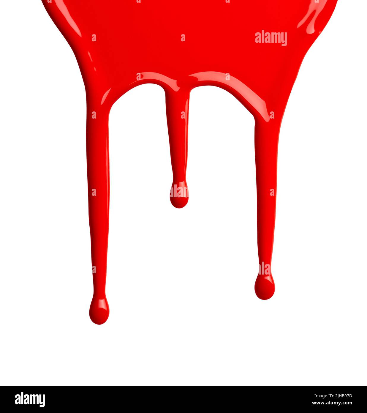 close up of paint leaking down white background Stock Photo - Alamy