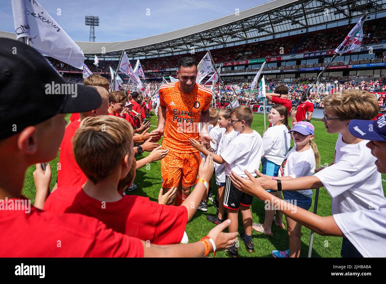Rotterdam - Feyenoord keeper Ofir Marciano during the Open house ...
