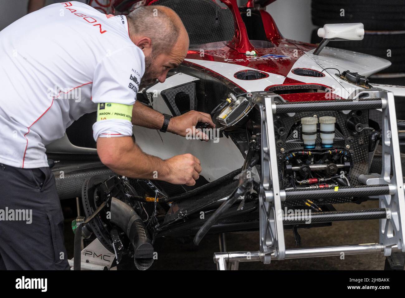 Atmosphere on the grounds of Formula E racing season 8 day 1 at cruise ...
