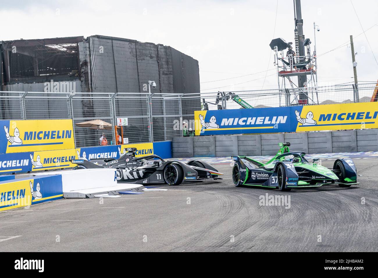 Nick Cassidy of Envision team drives (37) during round 11 of Formula E ...