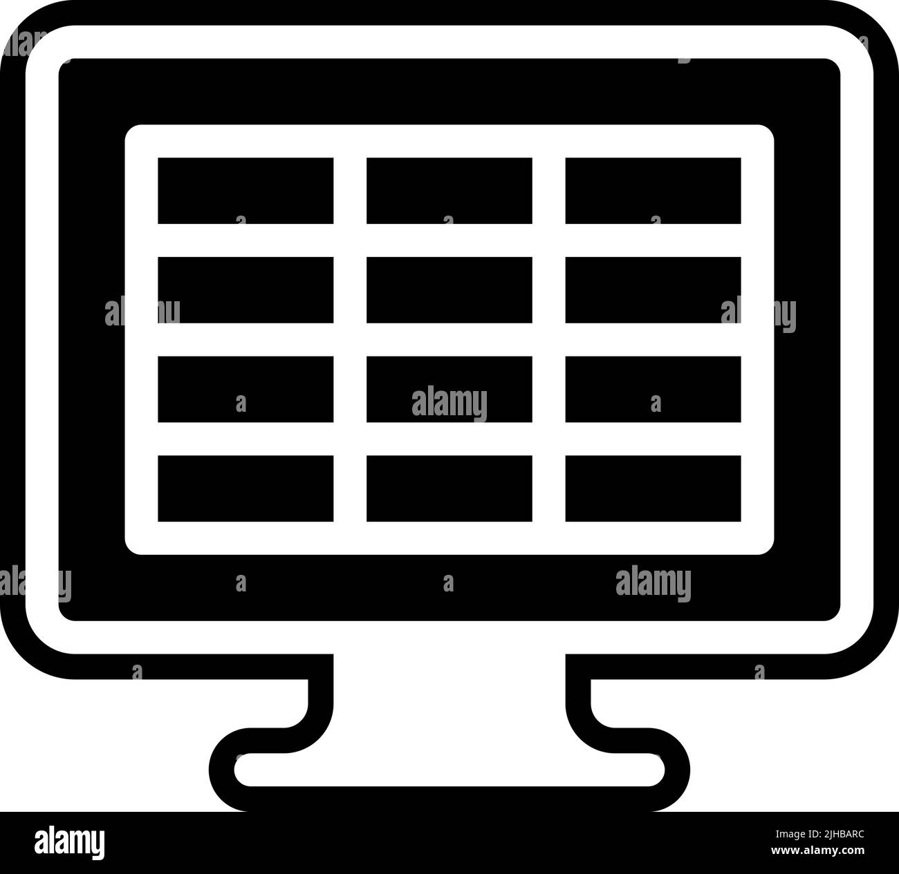 Excel spreadsheet Stock Vector Images - Alamy