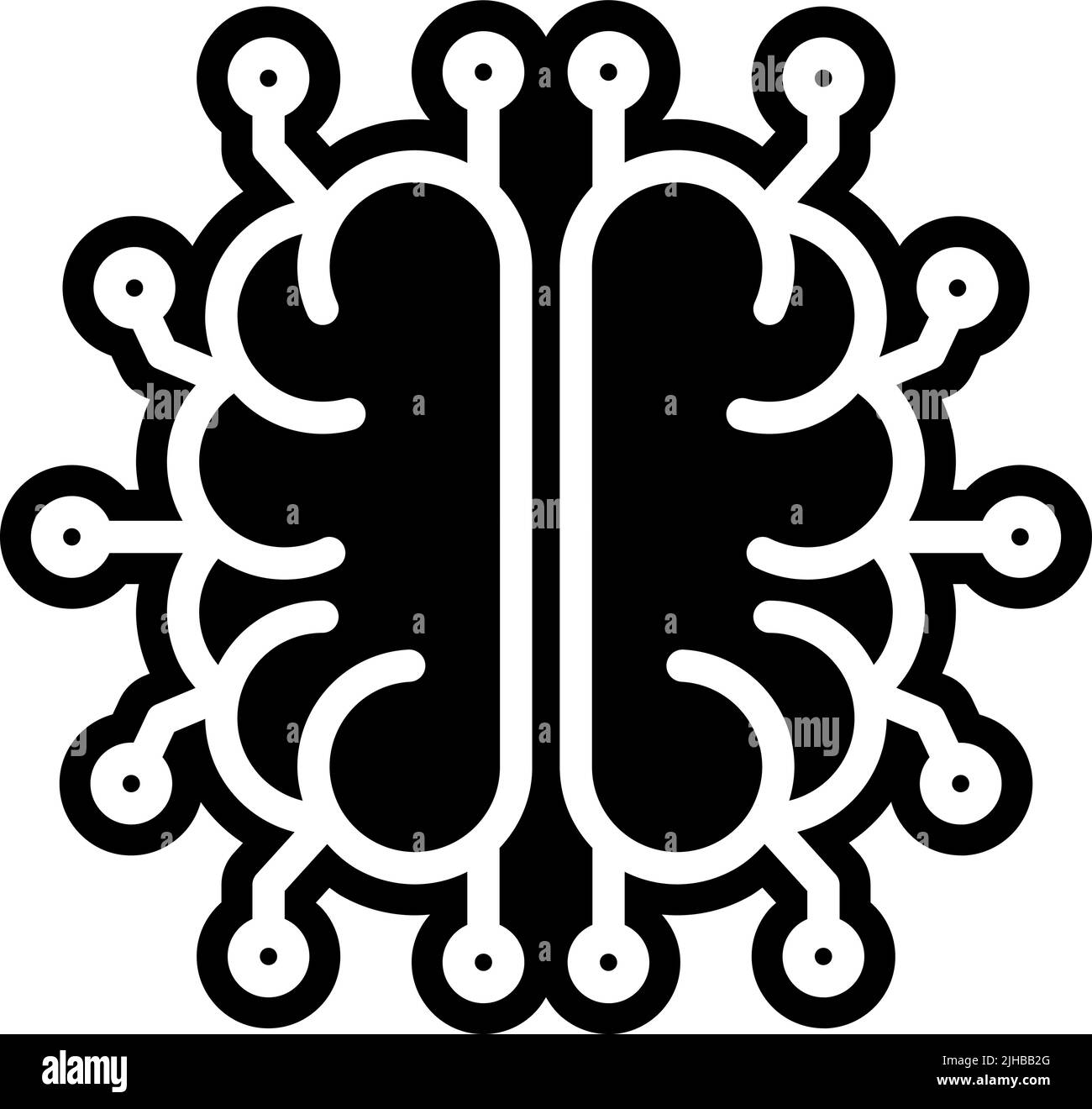 Artificial intelligence brain Stock Vector Image & Art - Alamy