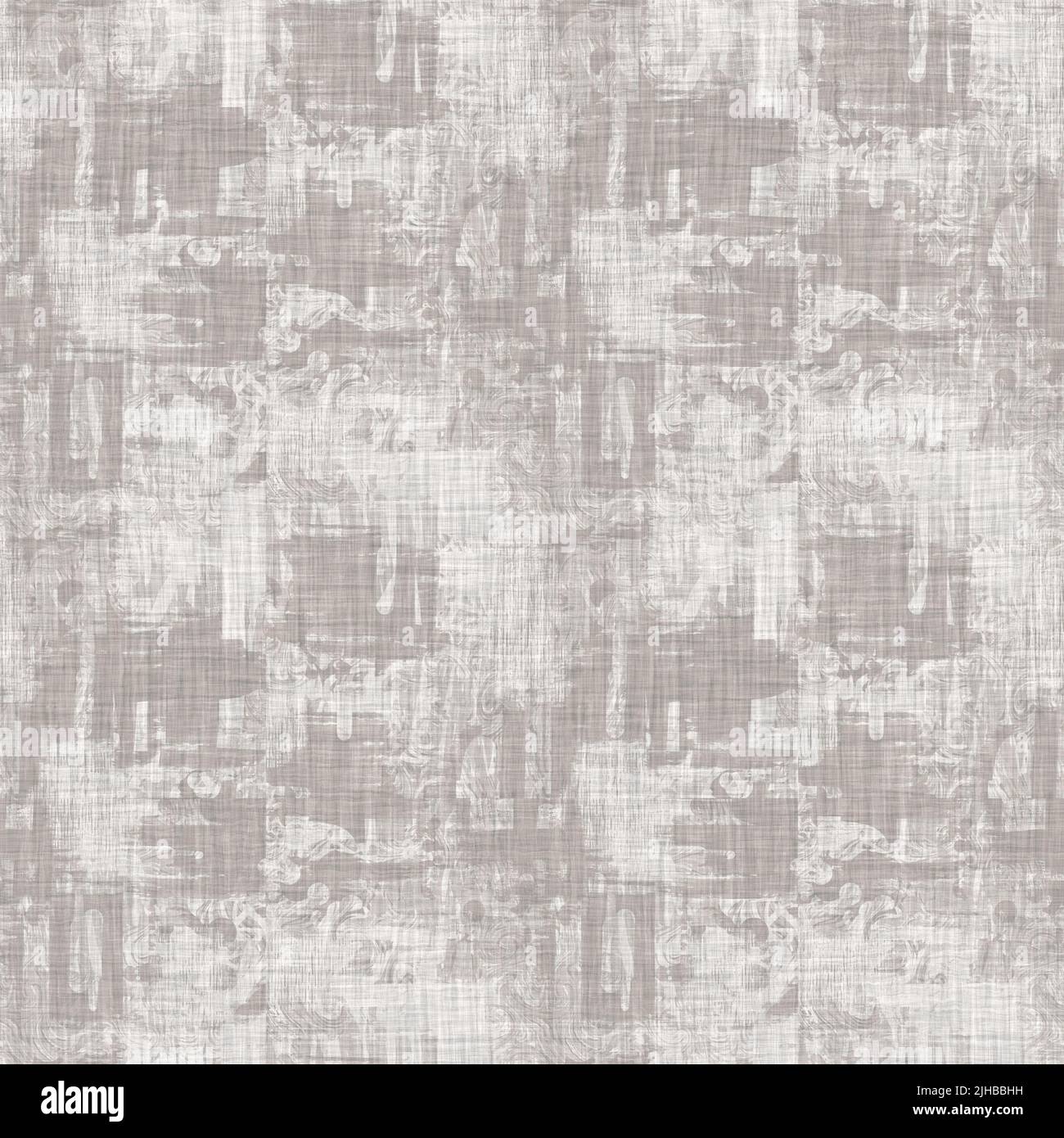 French grey irregular mottled linen seamless pattern. Tonal country ...