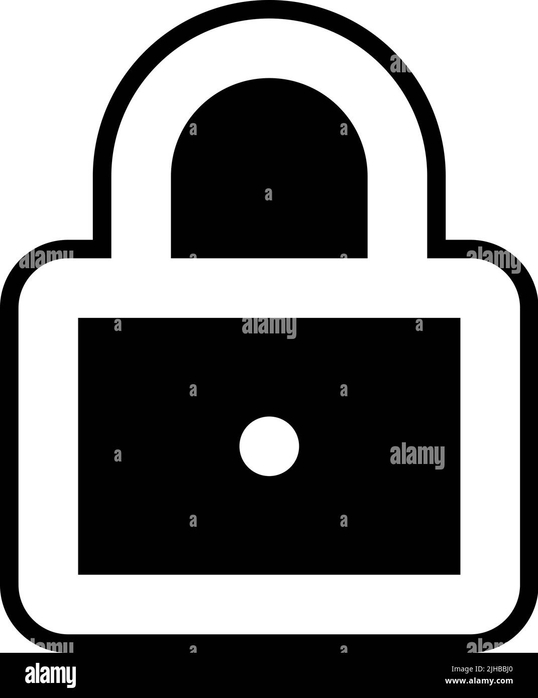 Basic essentials ui lock Stock Vector Image & Art - Alamy