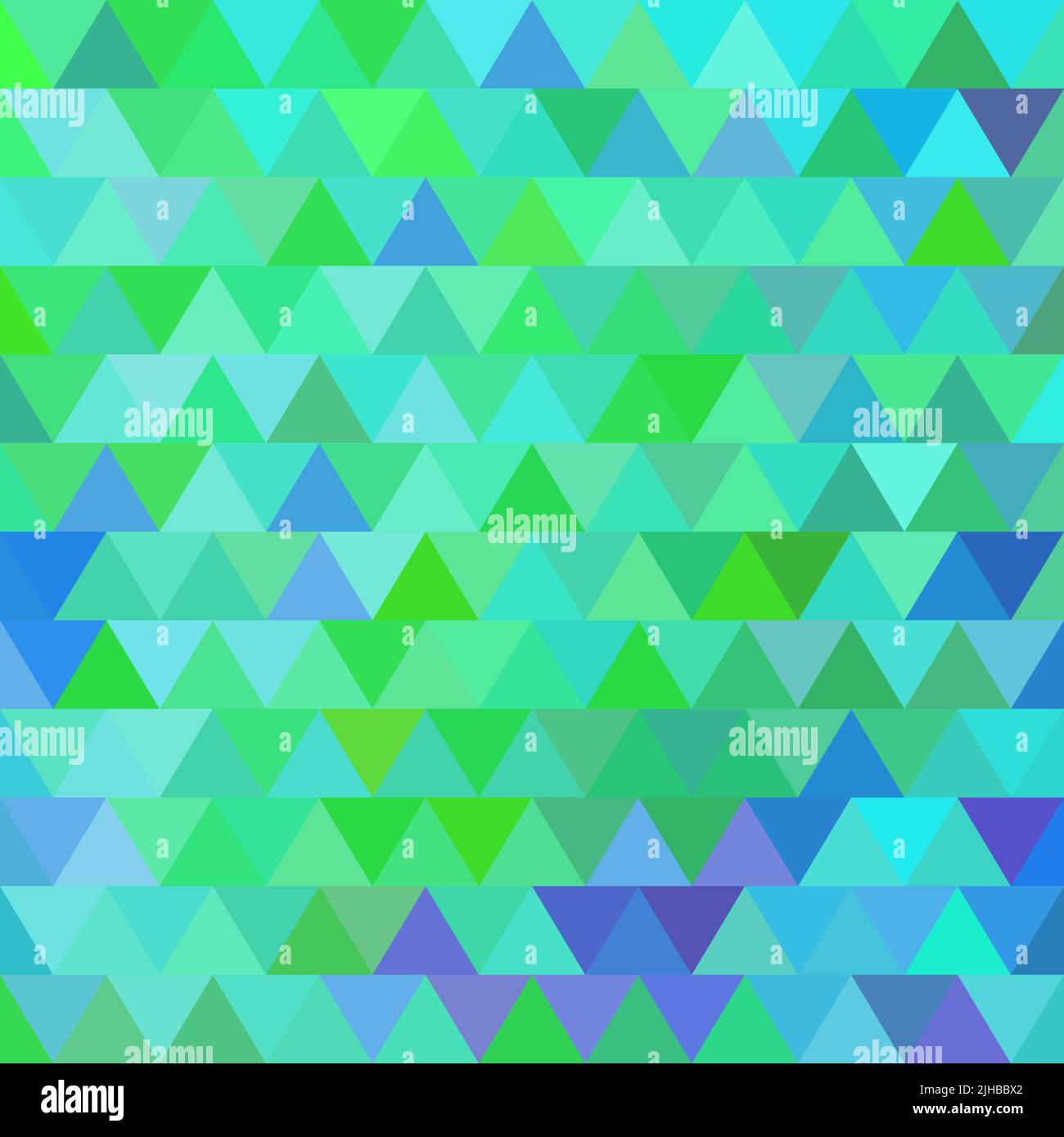 abstract vector geometric triangle background - green and blue Stock ...