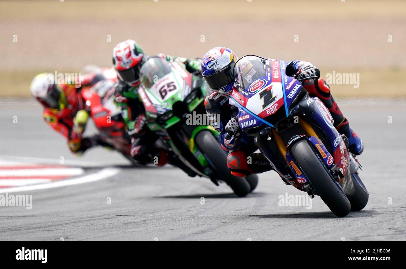 Pata Yamaha with Brixx WorldSBK's Toprak Razgatlioglu leads Kawasaki ...