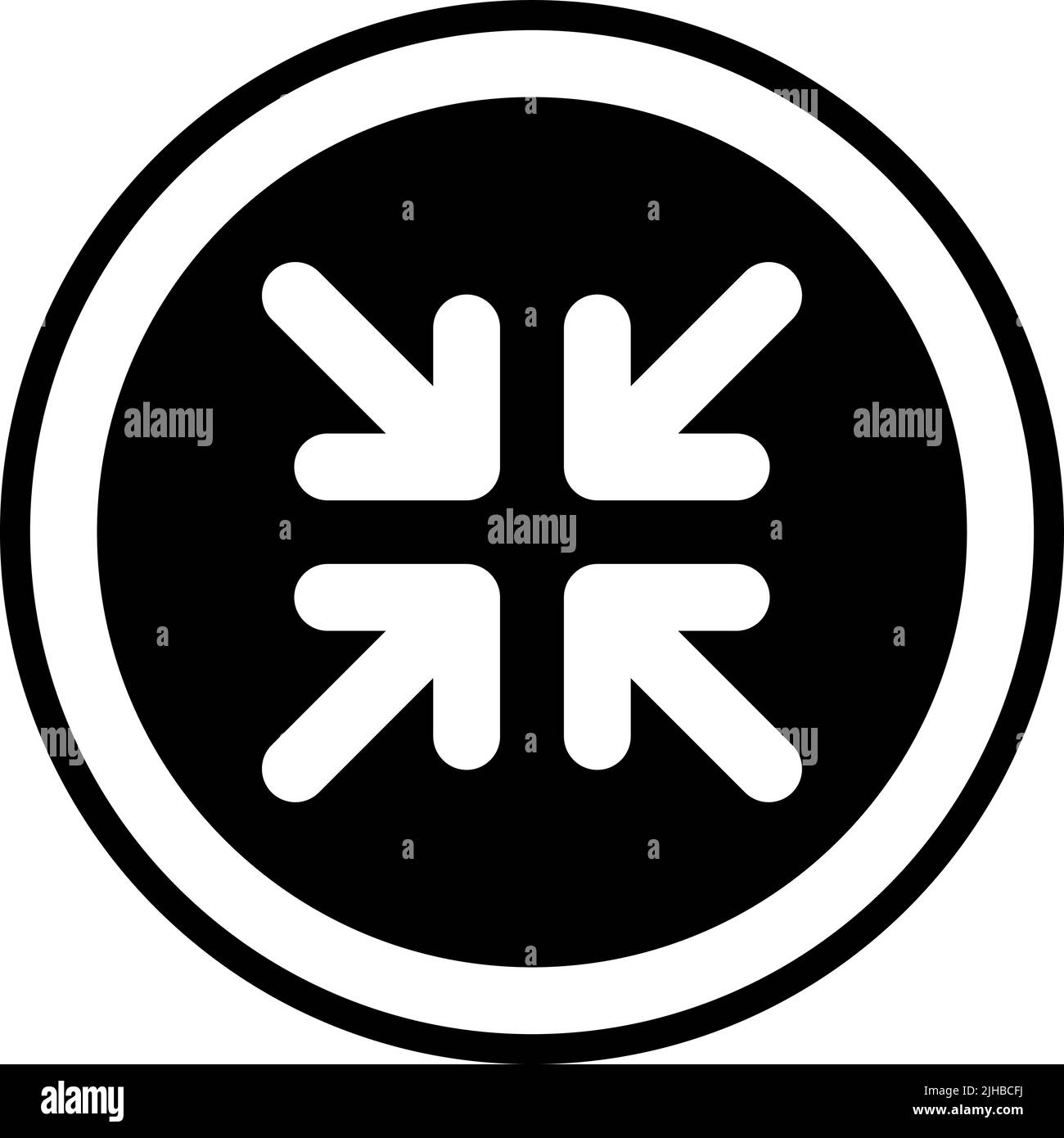 Basic interface minimize Stock Vector Image & Art - Alamy