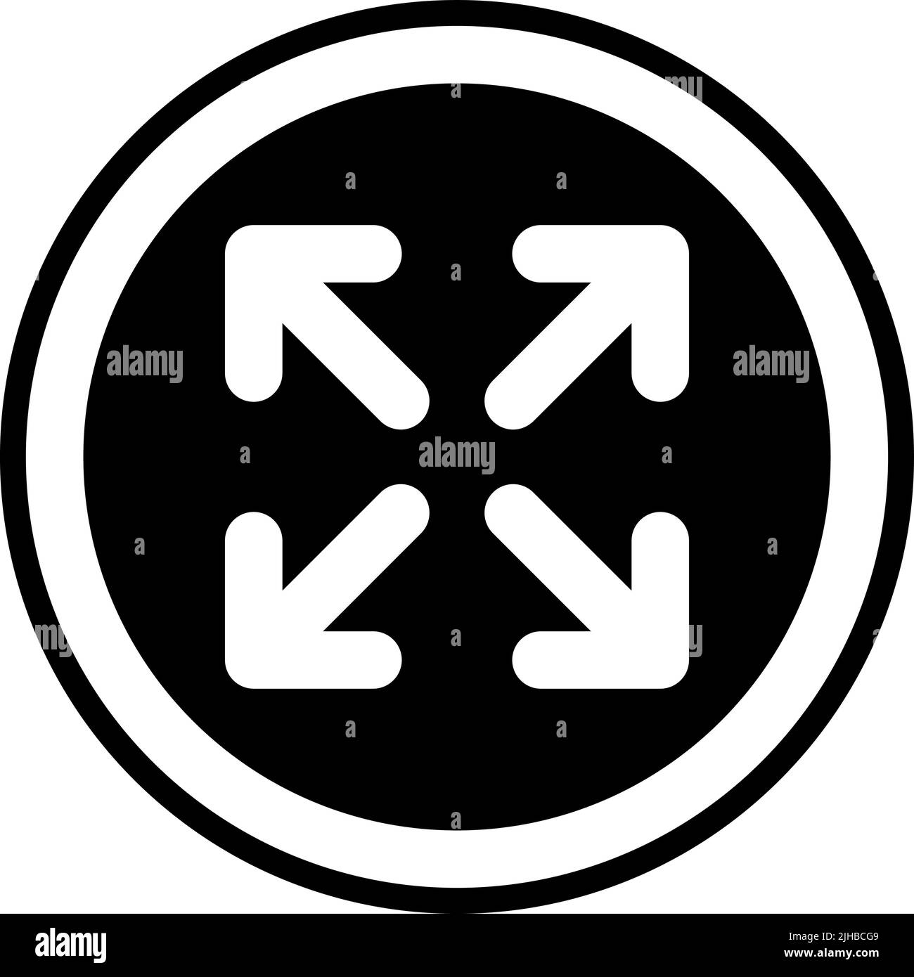 Basic interface maximize Stock Vector Image & Art - Alamy