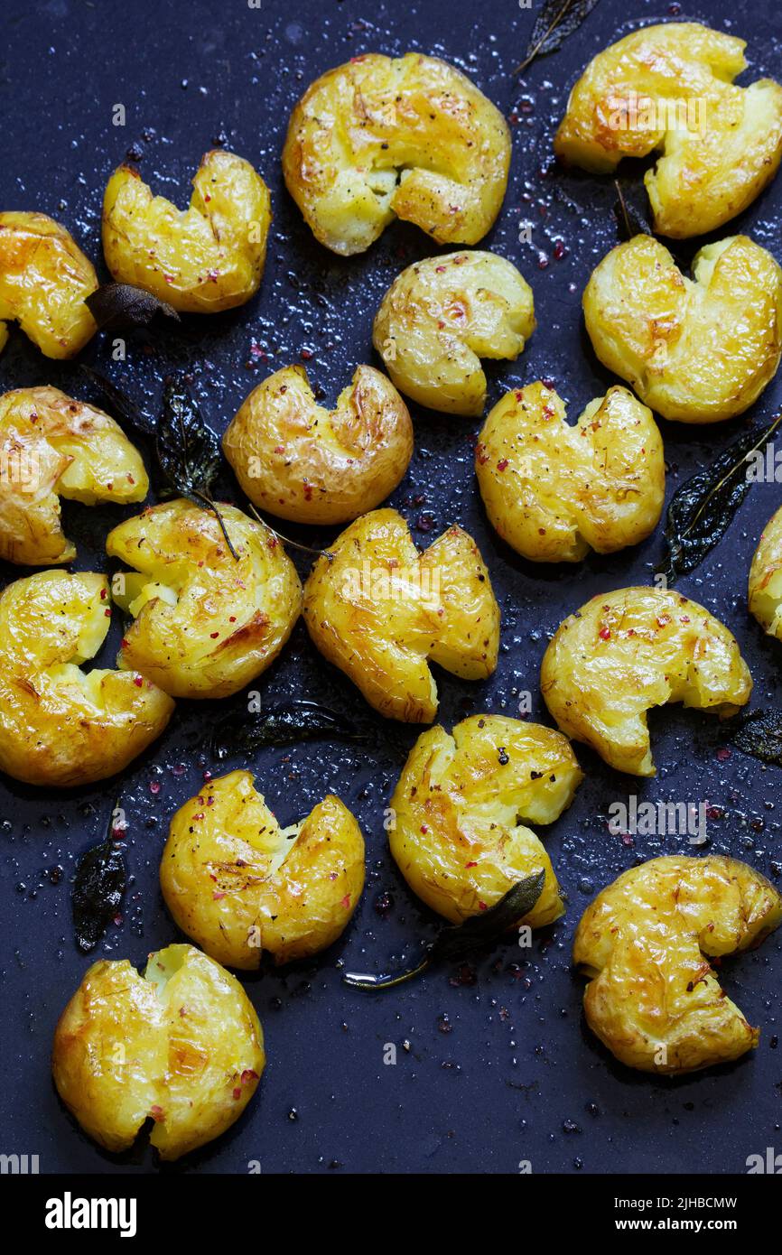 Broken potato skin hi-res stock photography and images - Alamy