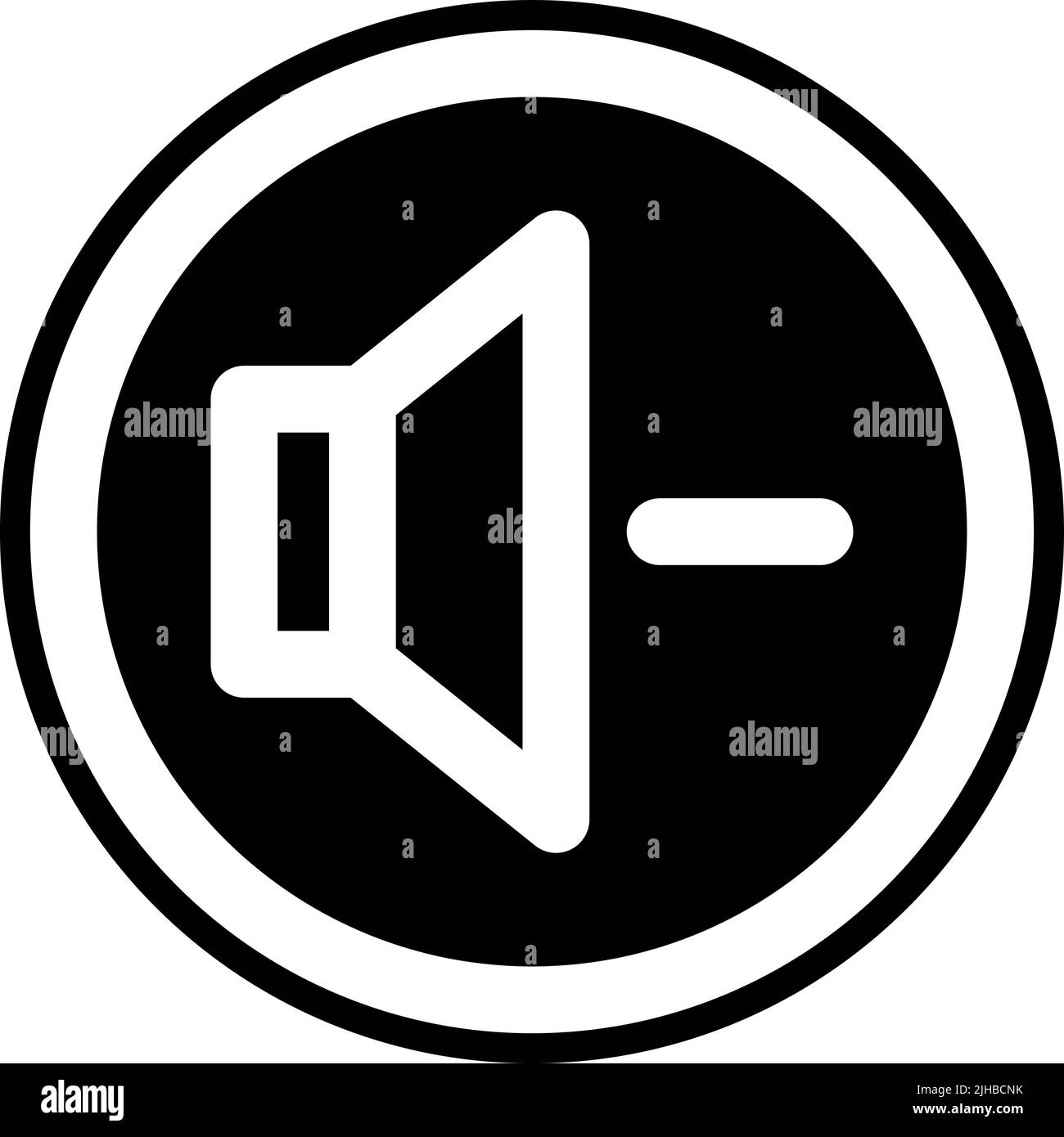 Basic interface volume down Stock Vector Image & Art - Alamy