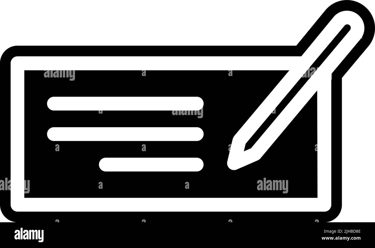 Business cheque Stock Vector Image & Art - Alamy