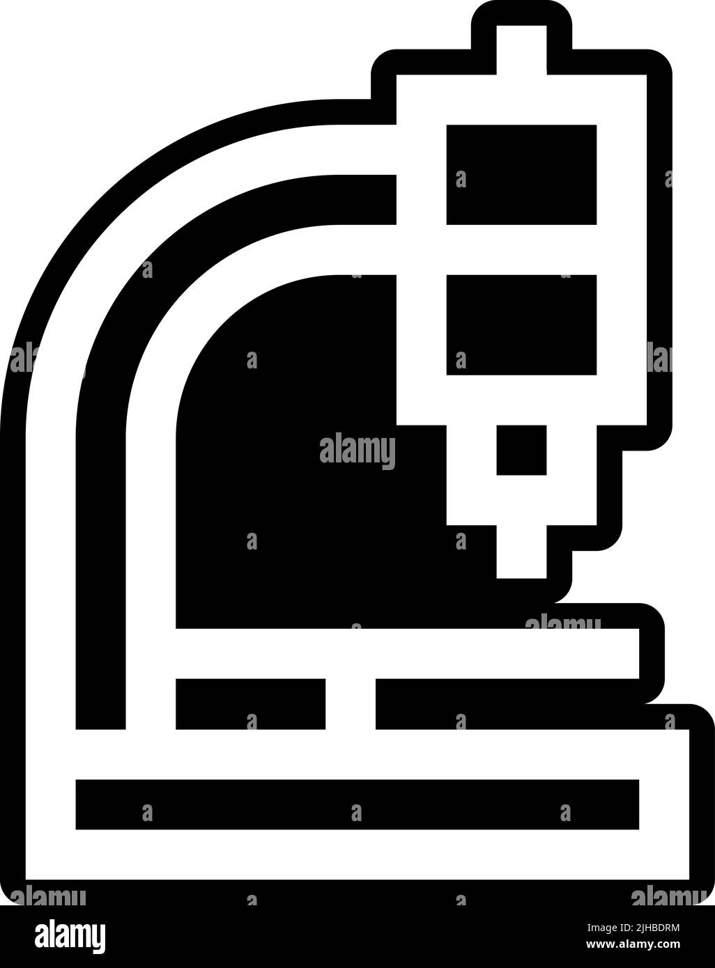 College microscope Stock Vector Image & Art - Alamy